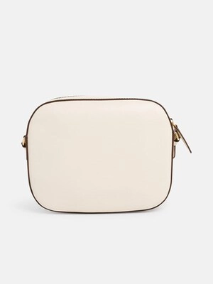 Stella McCartney Logo Perforated Mini Crossbody Bag - Nude