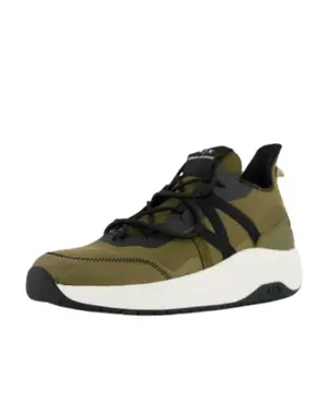 Armani Exchange Low-top Trainers With Front Straps