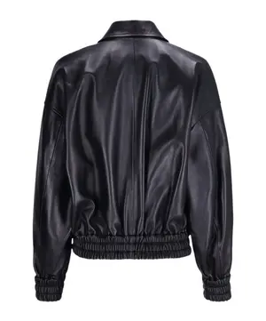 JIL SANDER Cropped Zip-up Jacket - Black