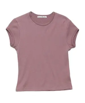 Acne Studios Ribbed Crewneck T-shirt - No