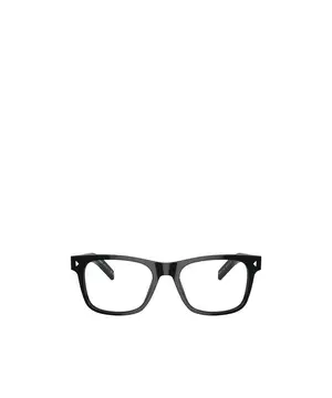 Prada Square Frame Glasses - Black