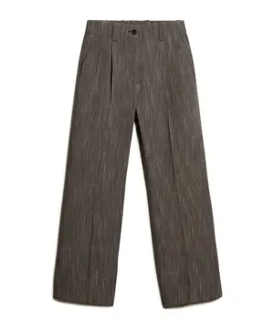 GOLDEN GOOSE High-waisted Tapered-leg Tailored Trousers - Black