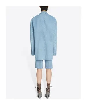Dries Van Noten Light Wash Denim Bermuda Shorts