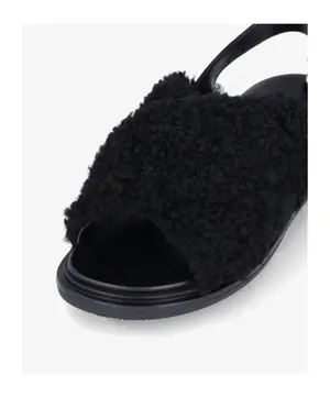 Marni Buckled Fluffy Sandals