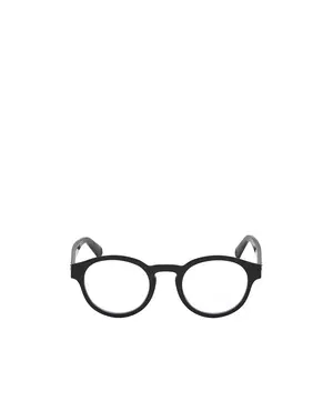 Moncler Round Frame Eyeglasses - White