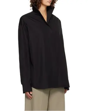 TOTEME High-collar Long-sleeved Shirt
