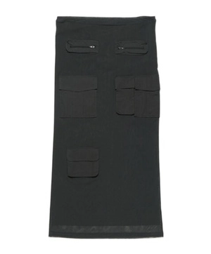 Acne Studios Cargo Mesh Midi Skirt - Dark Grey