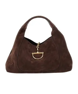 Gucci Softbit Maxi Shoulder Bag - Deep Brown