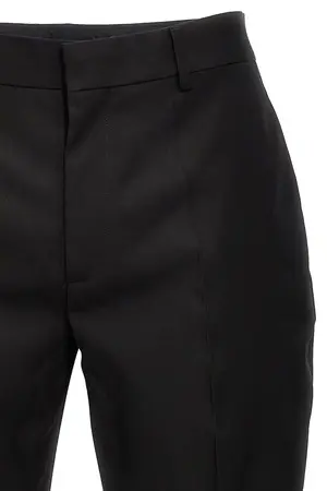 Off-White High Waist Straight Leg Pants