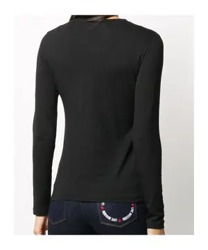 Moschino Long-sleeved T-shirt With Logo Print