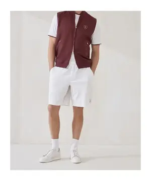 Brunello Cucinelli Logo Printed Interlock Shorts