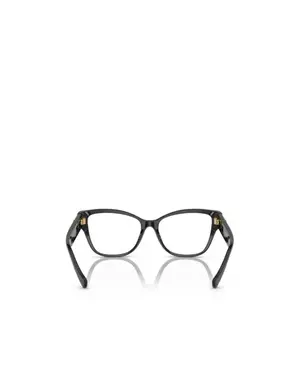 Versace Geometric Frame Eyeglasses