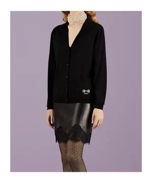 Gucci Gg Intarsia Knit Cardigan