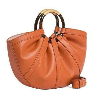 COCCINELLE Shell Medium Tote Bag With Tortoiseshell Handle - Crab