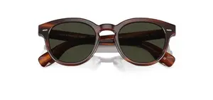 Oliver Spencer Oval Frame Sunglasses - Green