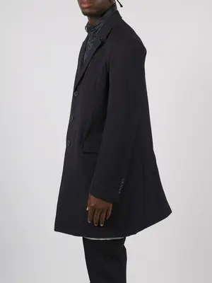 Herno Single-breasted Tailored Coat - Black