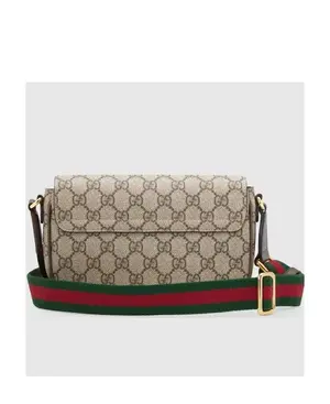 Gucci Ophidia Mini Shoulder Bag - Beige/ebony