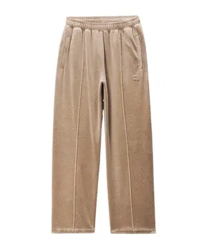 Alexander Wang Terry Oversized Mid-rise Belted Sweatpants - Warm Taupe