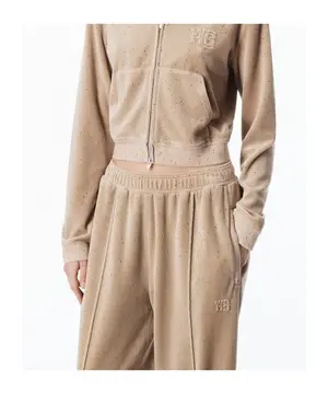 Alexander Wang Terry Oversized Mid-rise Belted Sweatpants - Warm Taupe
