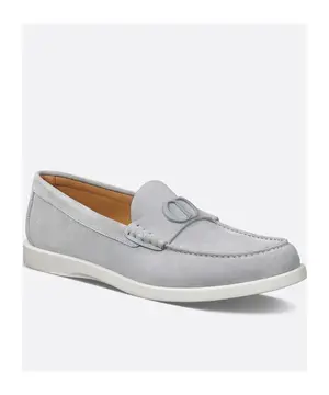 Dior Granville Loafer In Suede - Gray