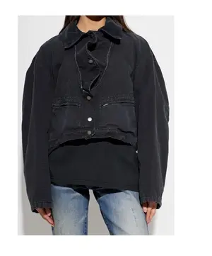 MAISON MARGIELA Long Sleeve Buttoned Jacket