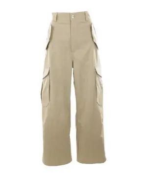 Bottega Veneta Pocket Detailed Cargo Trousers - Nude