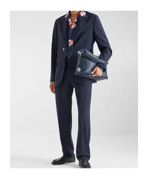 Fendi Floral Print Long-sleeve Shirt - Blue