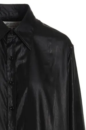 MAISON MARGIELA Long-sleeved Shirt With Coated Effect