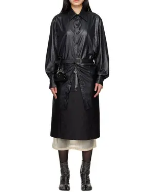 MAISON MARGIELA Long-sleeved Shirt With Coated Effect