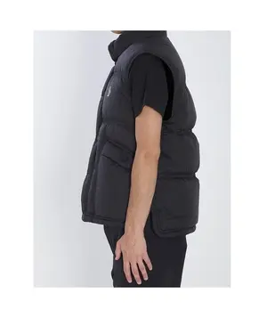 Moncler Aul Logo Embroidered Ski Gilet - Black