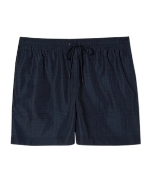 Gucci Allover Interlocking G Print Poplin Swim Shorts - Blue