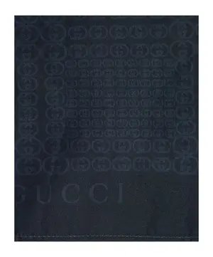 Gucci Allover Interlocking G Print Poplin Swim Shorts