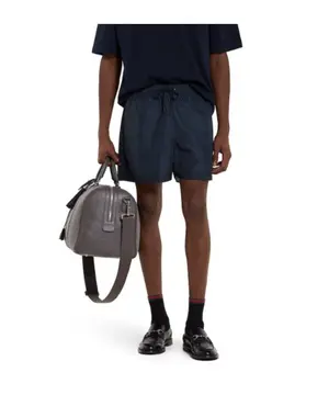 Gucci Allover Interlocking G Print Poplin Swim Shorts