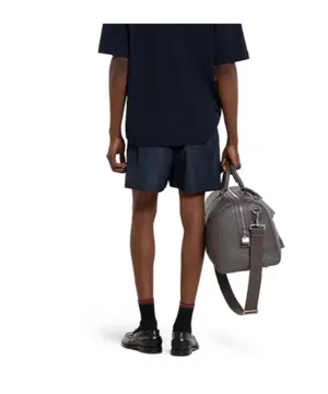 Gucci Allover Interlocking G Print Poplin Swim Shorts