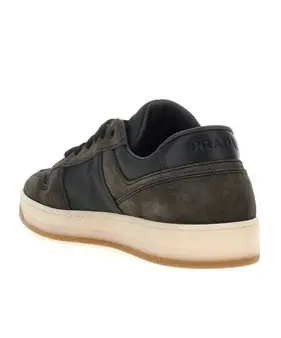 Prada Downtown Lace-up Sneakers - Black