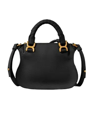 Chloé Marcie Mini Double Carry Tote Bag - Black