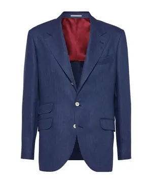 Brunello Cucinelli Cavallo Blazer - Blue