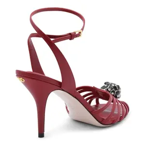 Valentino Garavani Embellished Open Toe Stiletto Sandals