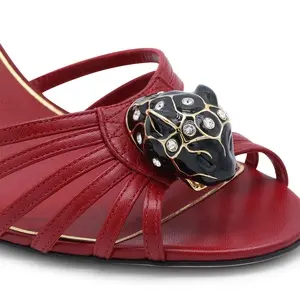 Valentino Garavani Embellished Open Toe Stiletto Sandals