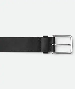 Bottega Veneta Intrecciato Belt - Black