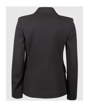 Max Mara Double-breasted Tailored Jacket - Black