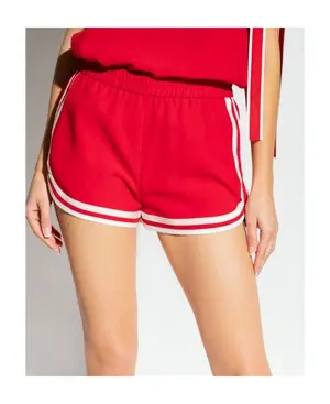 Red Valentino Valentino Elasticated Waist Track Shorts - Red