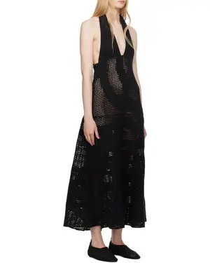 Nanushka Fotini Halterneck Midi Dress