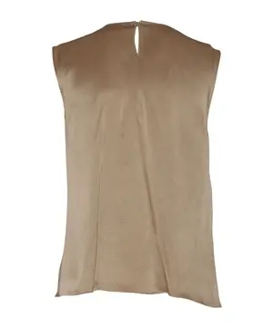 Alberta Ferretti Sleeveless Draped Blouse