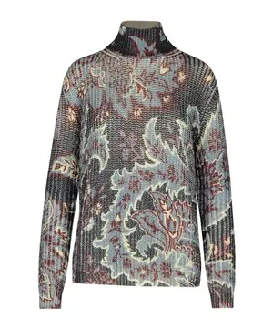 Etro High Neck Printed Jumper