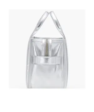 Marc Jacobs The Metallic Small Tote Bag - Silver