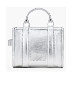 Marc Jacobs The Metallic Small Tote Bag - Silver