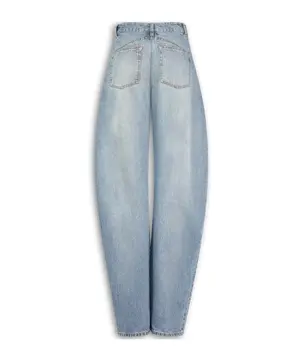 Alaïa Low-waist Round Jeans - Light Blue