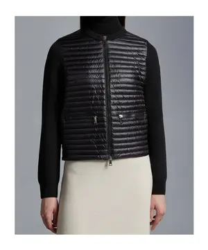 Moncler Padded Wool Cardigan