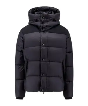 Burberry Quilted Hooded Jacket With Removable Sleeves